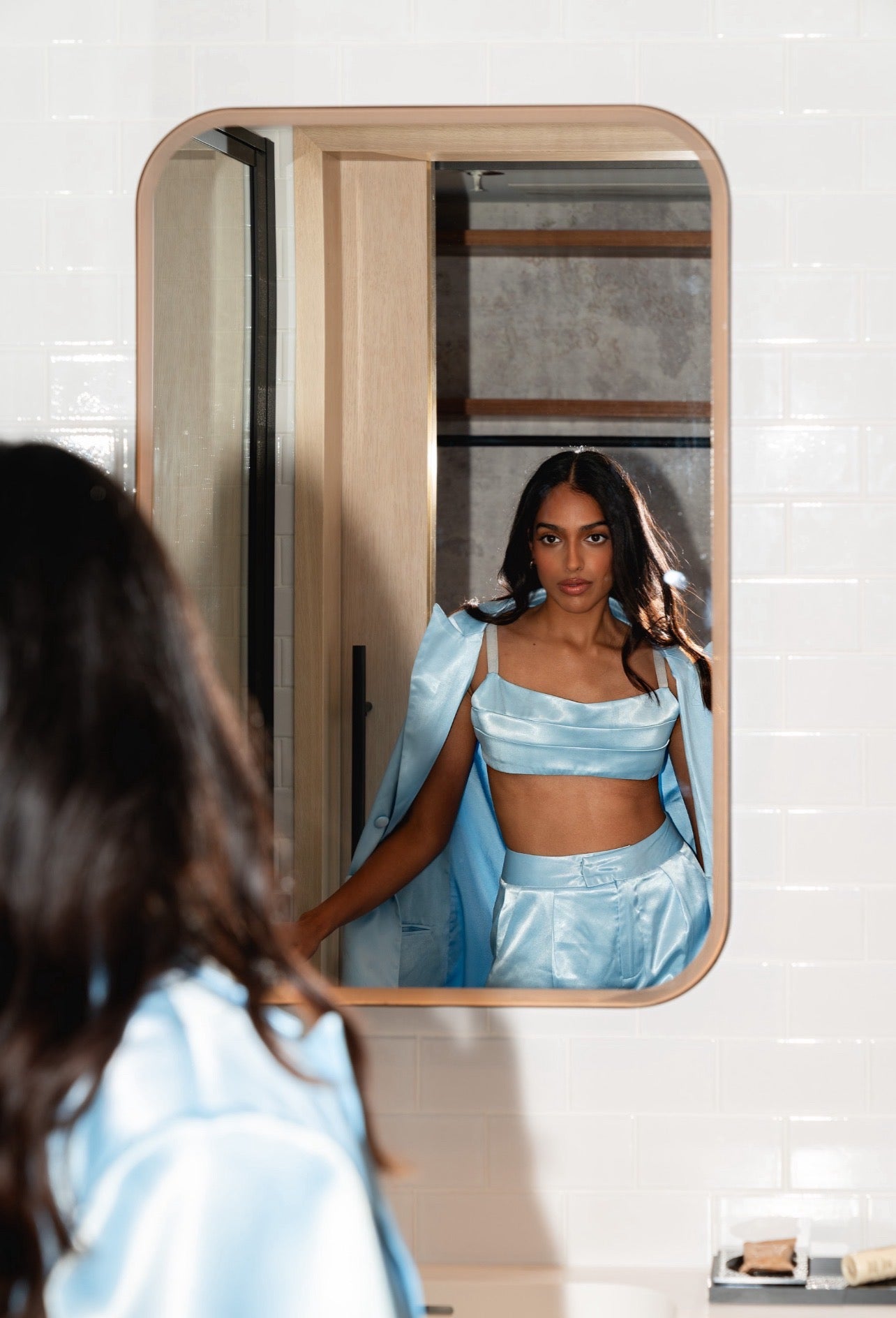 Ruby Co-Ord- Blue – Soho Wardrobe